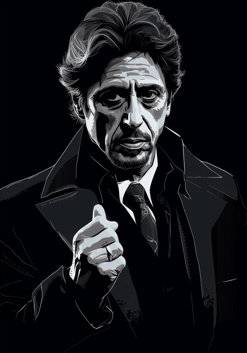 Al Pacino Poster | Heat Poster | Zwart wit poster | Film Poster | Movie Poster |... | bol.com