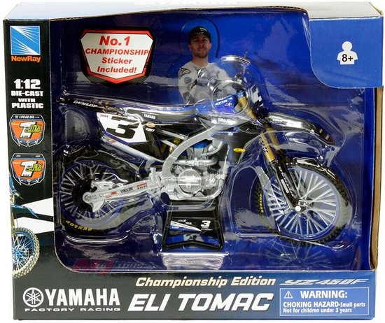 NewRay - Eli Tomac Star Racing Yamaha YZF450 Replica Mini Crossmotor ...