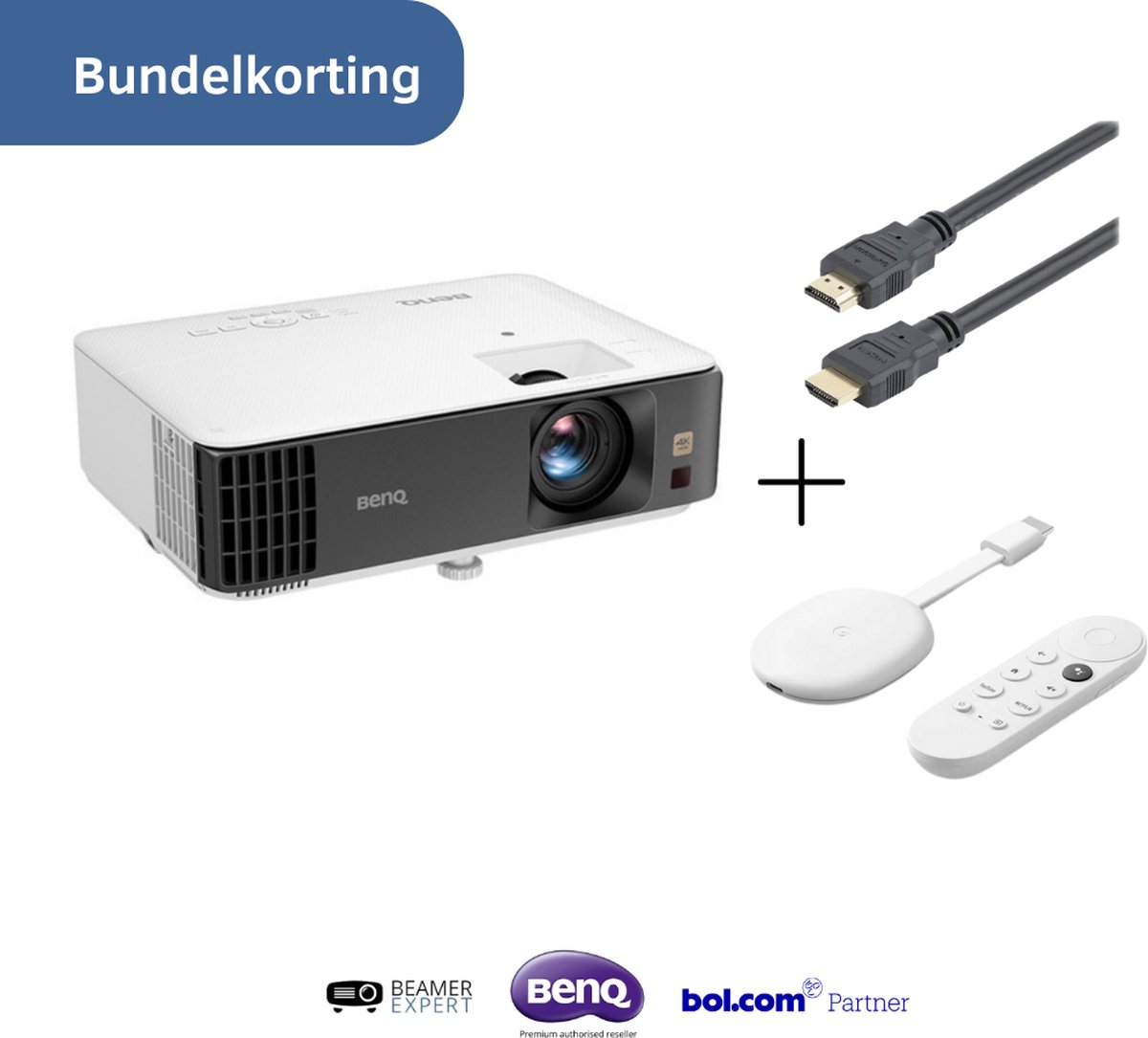 BenQ TK700 | Inclusief Google Chromecast 4K | Gratis HDMI kabel 3 meter ...