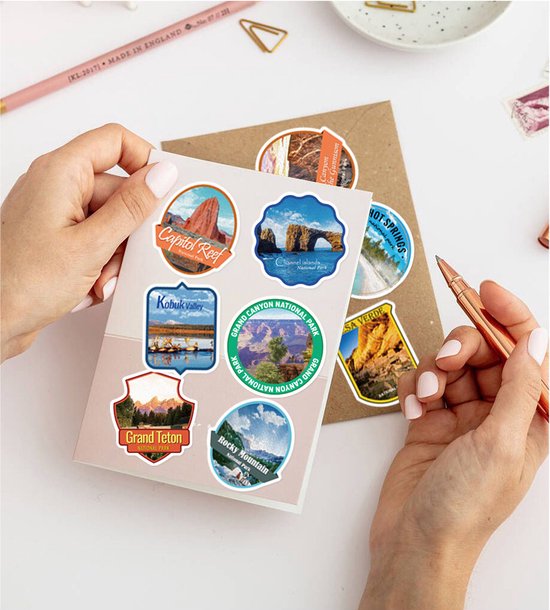50 stuk nationaal park Cartoon stickers voor kinderen en volwassenen ...