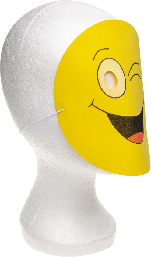 Smiley Feest Maskers 6 STUKS - Kinderfeestje Decoratie - Kostuum ...