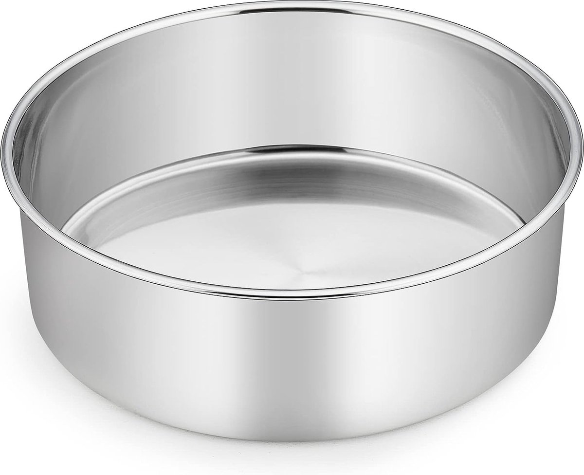 Moule à gâteau en acier inoxydable 24 cm, moule à gâteau, 7 cm de ...