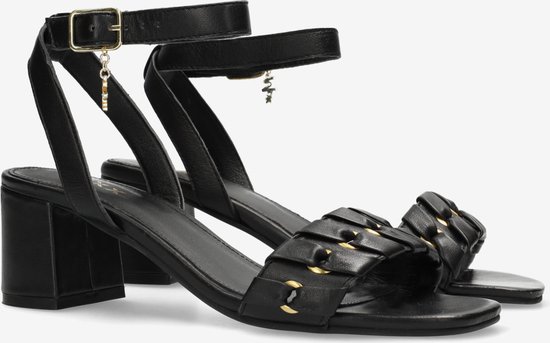 Mexx Heeled Sandal Lynke - Dames - Zwart - Maat 40 | bol