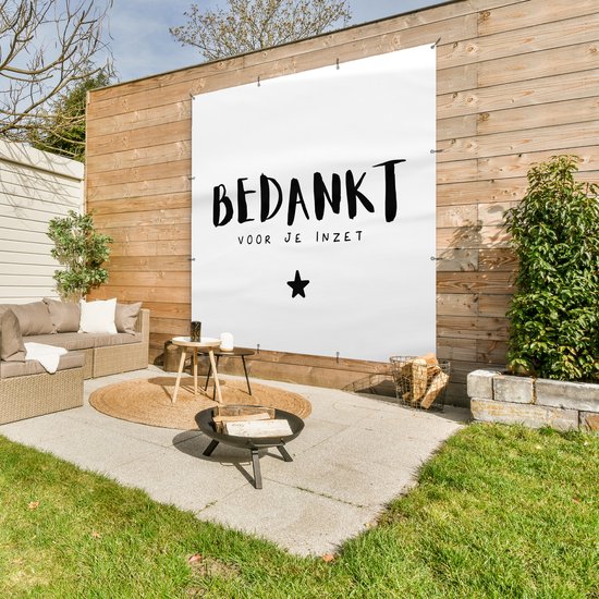 Tuin poster Spreuken - Quotes - Bedankt voor je inzet - Collega ...