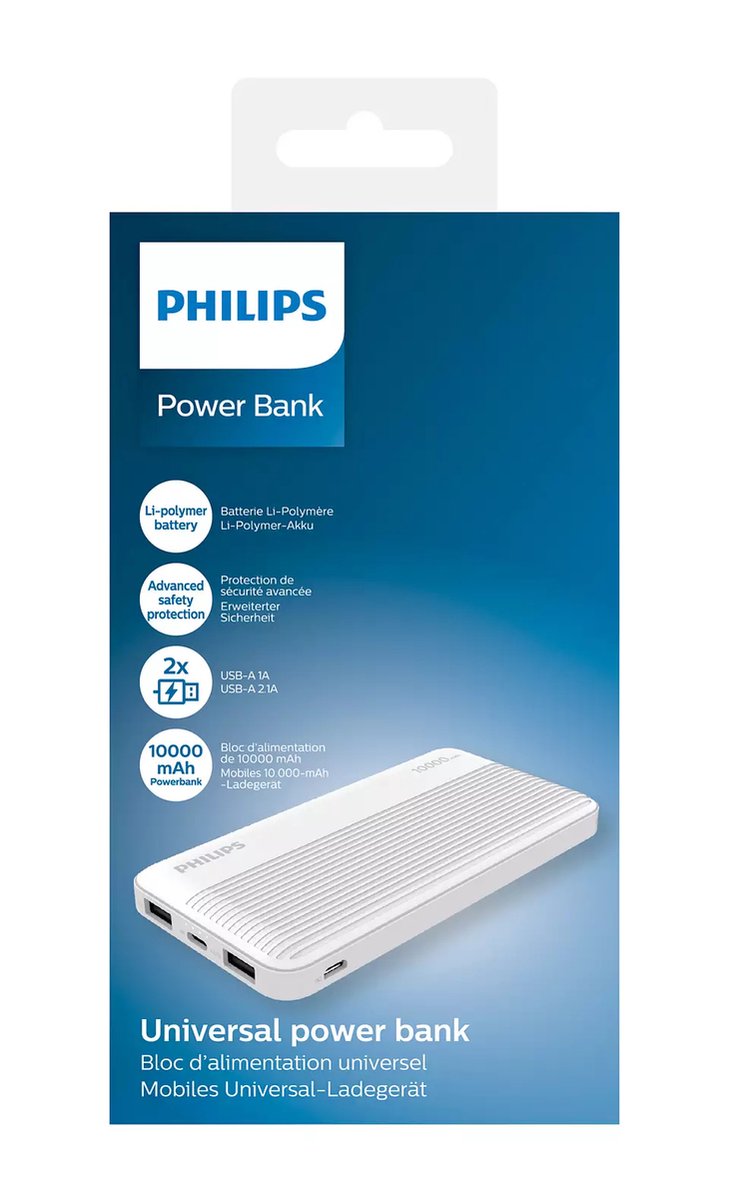 Philips Powerbak DLP1810NW 10000 mAh | bol