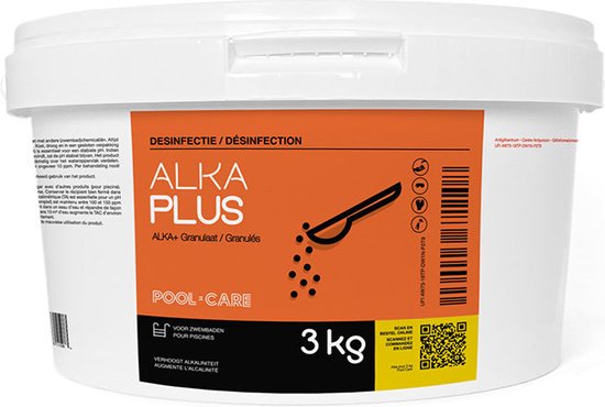 Pool-Care - Pool-Care Alka Plus Granulaat 3 kg - Alka plus - Alka | bol.com