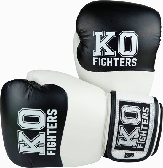KO Fighters - (Kick) Bokshandschoenen - Vega Leer - Wit - 12oz | bol