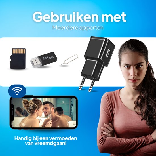 Spy Camera - Verborgen - Spionage - Geheime - Spion - Beveiliging - Wifi Met App -... | bol.com