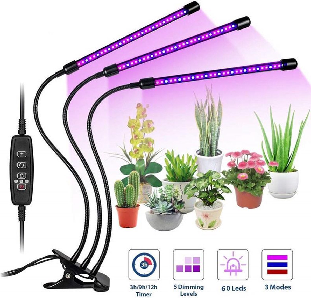 Groeilamp voor Planten – Kweeklamp – LED Groeilamp – Bloeilamp Binnen ...