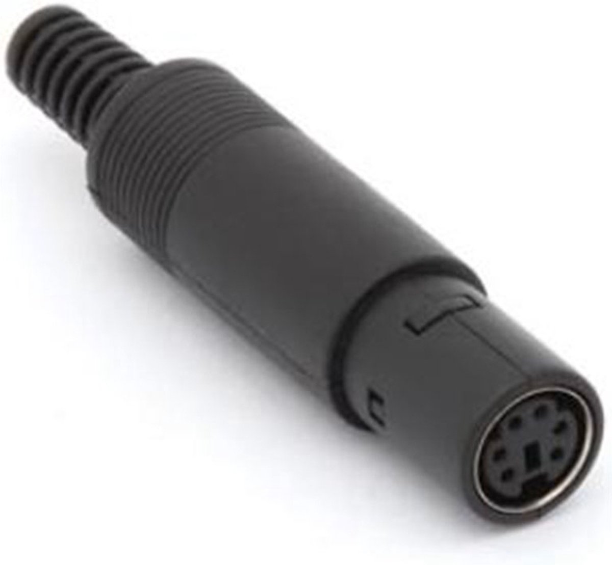 Mini DIN connector 3-pins - Female - Zwart - Per 1 stuk(s) | bol