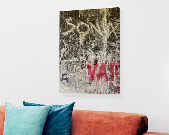 WALL ART - SCHILDERIJ GRAFFITI - MODERN DESIGN - JAMES BRANDO | bol.com