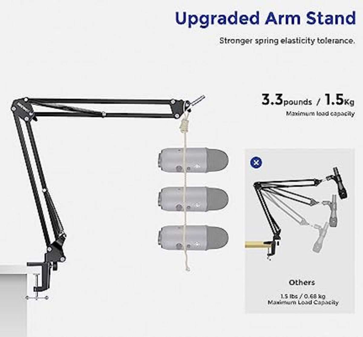 microfoon arm / Microfoon Boom Arm Mic Stand Verstelbare / Microphone ...