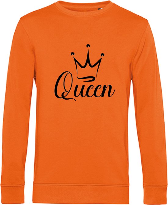 Sweater Queen-Oranje - Zwart-XL | bol