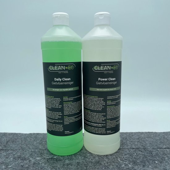 Cleanec Gietvloerreiniger Duo Pack Daily Clean & Power Clean | bol.com