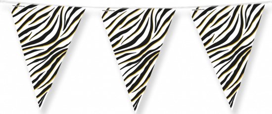 Party Flags foil - Zebra | bol