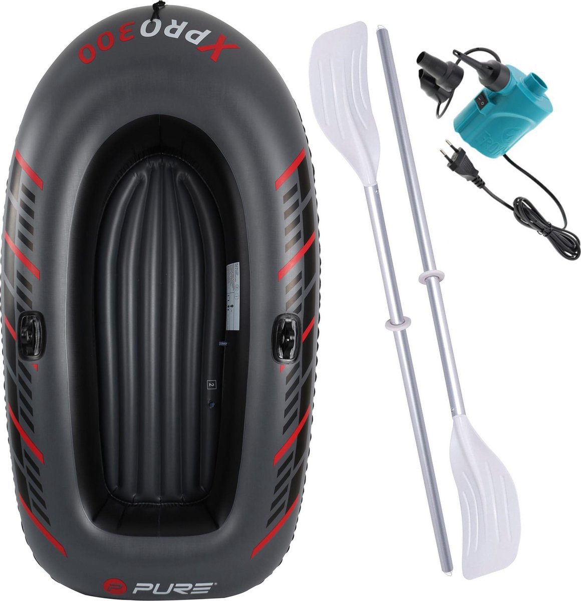XPRO 300 – opblaasboot – 2-3 persoons - inclusief – peddels – en ...