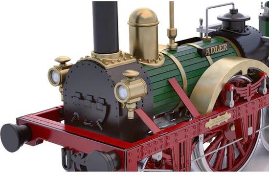 OcCre Locomotief Adler - Houten modelbouw schaal 1:24 - Modelspoorbaan ...