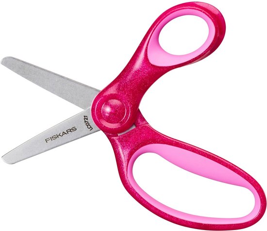 Fiskars Glitter Kids Scissors Pink 13cm for +6 years old | bol