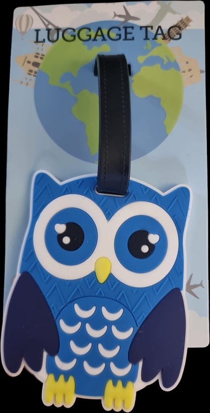 Bagage TAG - Uil - vakantie / reizen | bol