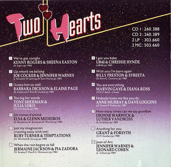 TWO HEARTS - Volume 2, Kenney Rogers & Sheena Easton | Muziek | bol