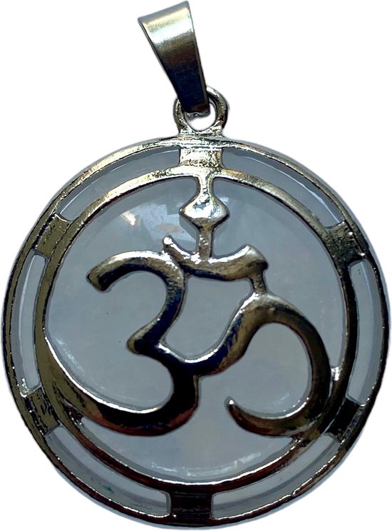 Bergkristal hanger - Natuursteen - OHM symbool - Edelsteen - OHM ...