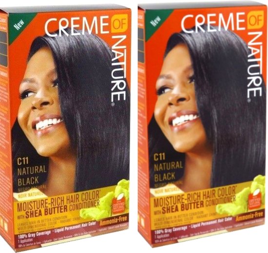 Creme of Nature natural black C11- Creme of Nature Liquid Permanent ...