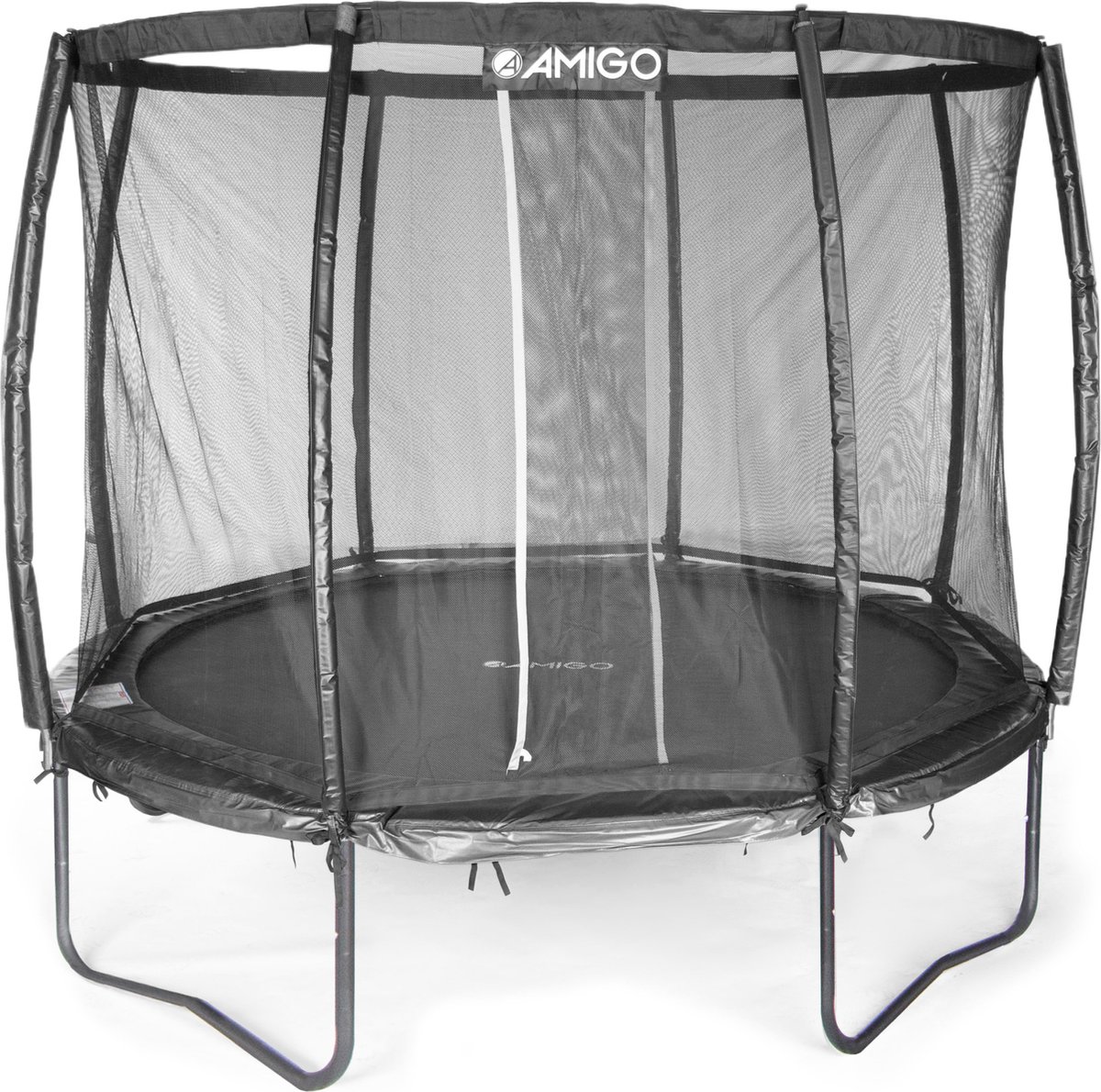 AMIGO Trampoline Deluxe - Met Veiligheidsnet en Veilige Rand - Rond 305 ...