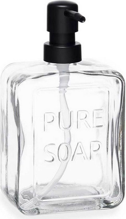 Zeepdispenser Pure Soap Kristal Transparant Plastic 570 ml (6 Stuks) | bol