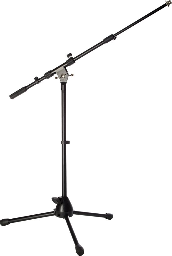 MUSIC STORE MIC 7 basdrumstatief zwart,telescoopgalgen,drievoet ...