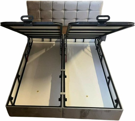 boxspring Italy met opbergruimte- 140x200 cm zonder matras- set ...