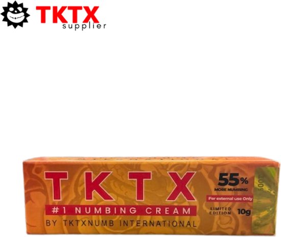 TKTX - Yellow 55 % - Tattoo crème - verdovende Creme - Tattoo zonder ...