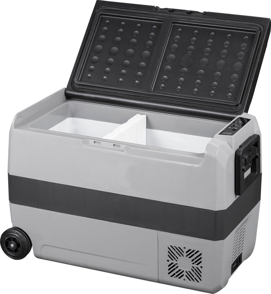 Steamy-E Elektrische Compressor Koelbox Op Wielen - Dual Zone - 50 liter - 12V en 230V... | bol.com