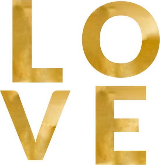 Spiegel Letter E Goud - 40 x 60 cm | bol