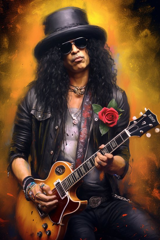 Slash Poster | Guns n roses | Sweet child of mine | Rock poster ...
