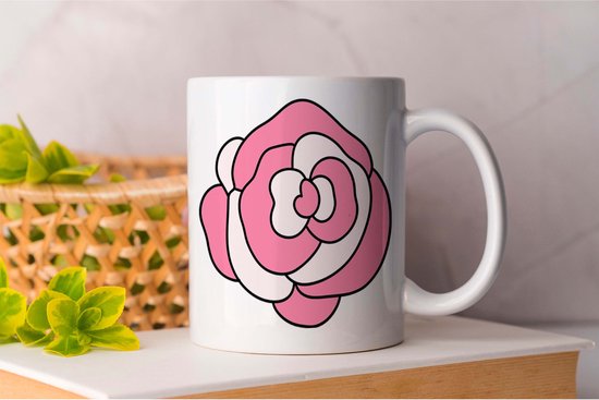 Mok Rose - Unicorn - Cupcake - cute - Gift - cadeau - kleurrijk ...