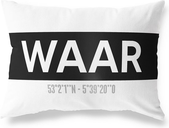Tuinkussen WAAR - GRONINGEN met coördinaten - Buitenkussen - Bootkussen ... Tuinkussen WAAR - GRONINGEN met coördinaten - Buitenkussen - Bootkussen ...