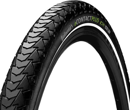 CONTINENTAL EContact Plus black/black reflex wire Urban Tour | bol