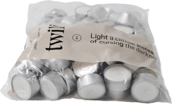 TWILI | Luxe Theelichten 6u - 60 stuks | bol