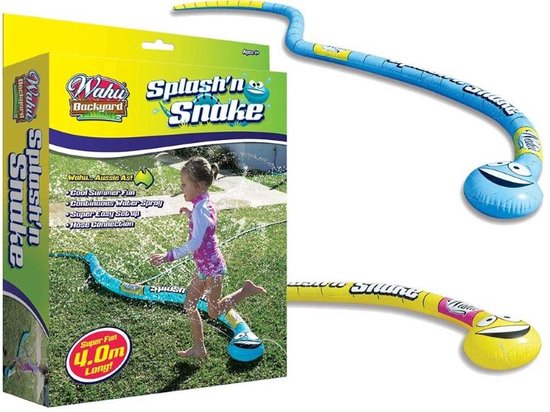 splash n snake - waterpret - blauw | bol