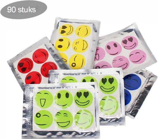Muggenwerende patches - 90 stuks muggenwerende stickers - anti ...