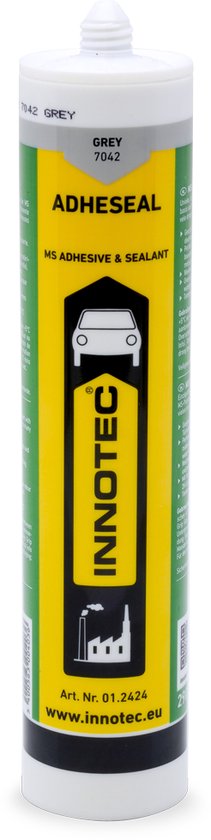 Innotec Adheseal grijs - 290ml - lijm & afdichtingskit | bol