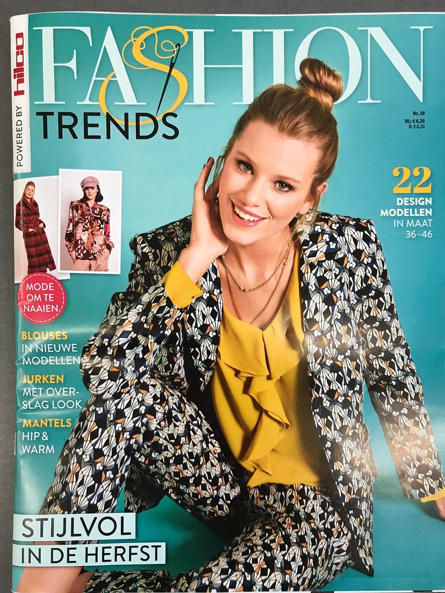 Fashion trends magazine - editie 38 - 22 naaipatronen | bol.com