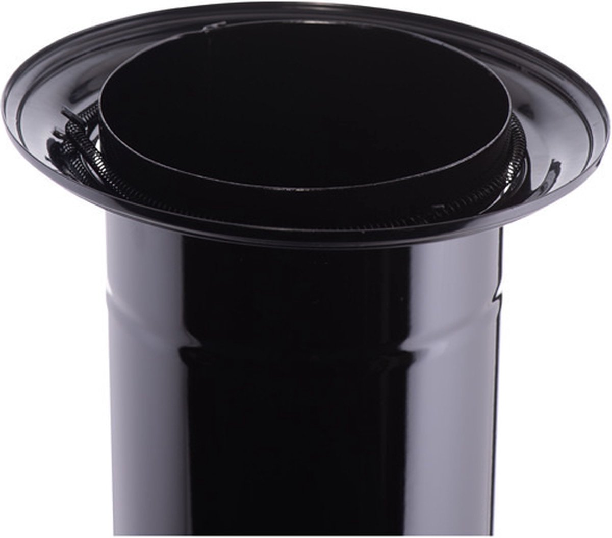 Kachelpijp Rozet Plafond/Wand Ø120mm Zwart | bol
