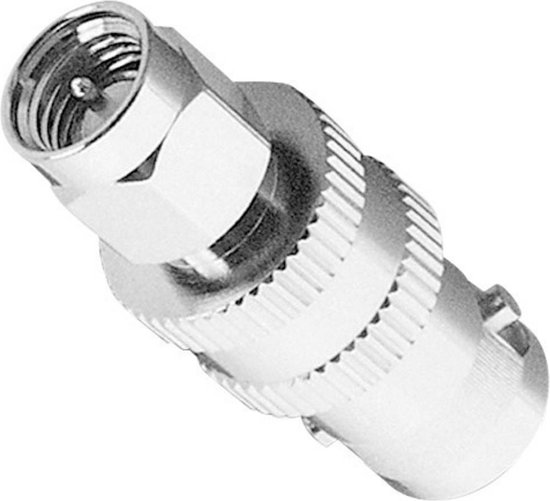 Amphenol SMAM-BF-NT3G-50 SMAM-BF-NT3G-50 SMA-adapter SMA-stekker - BNC-bus 1 stuk(s) | bol