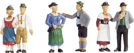 NOCH H0 figuren Mensen in klederdracht Geverfd, Staand | bol