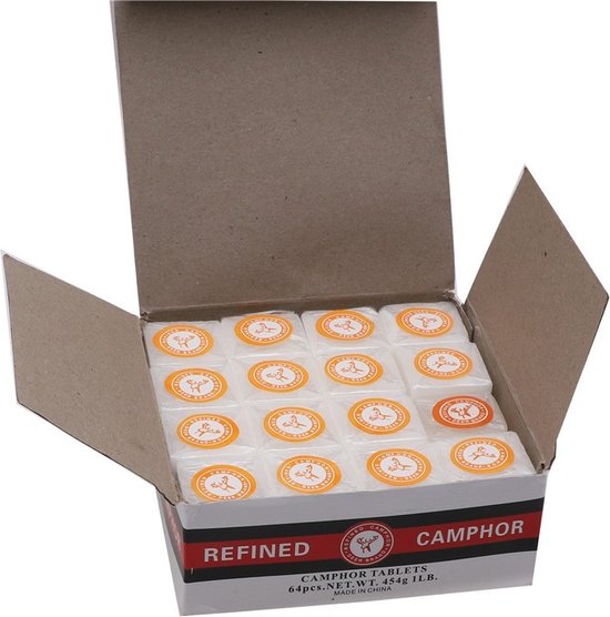 Rino 100% Puur Kamfer - 4st. | bol