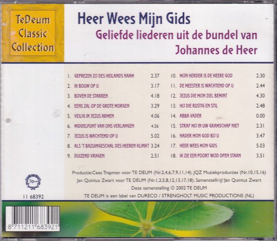 Heer wees mijn gids - Classic Collection 8 - Chr. Kamper Mannenkoor DEV; Groot... | bol.com