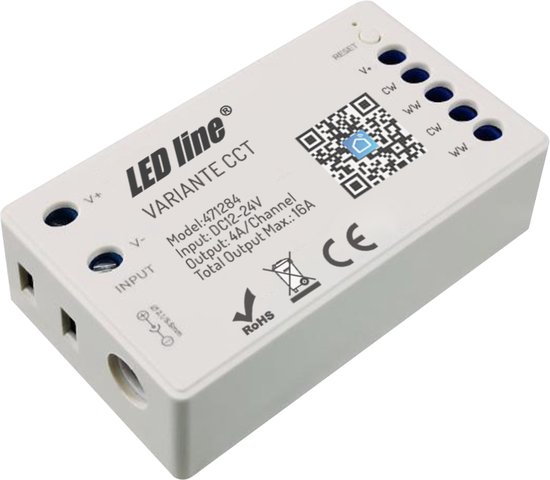 LED Line - LED Controller WiFi - 12V/24V DC - CCT | bol