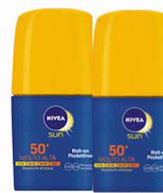 Nivea Sun Protect & Hydrate Roll - On SPF50+ (2 STUKS) | bol