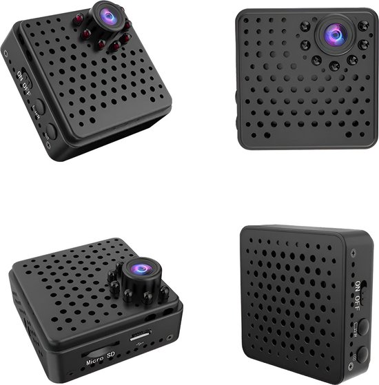 GEAR 3000® Mini Camera - SpyCam - BodyCam - Beveiligingscamera met ...